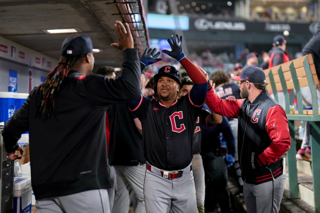 Ramírez blasts 3 homers to lead the Cleveland Guardians past the Angels ...